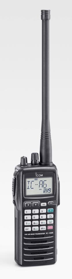 Handheld radios approved for use in flight : : FLYER