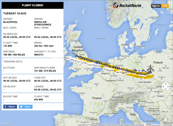 RocketRoute introduces real-time Flight Tracking : : FLYER