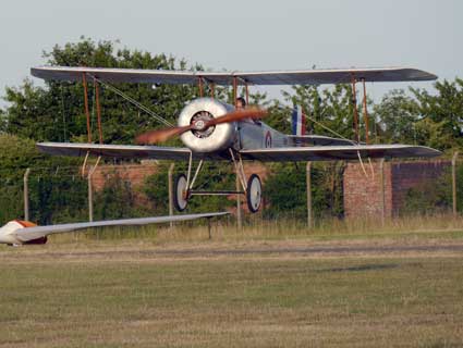 First flight for repro WW1 Bristol Scout : : FLYER