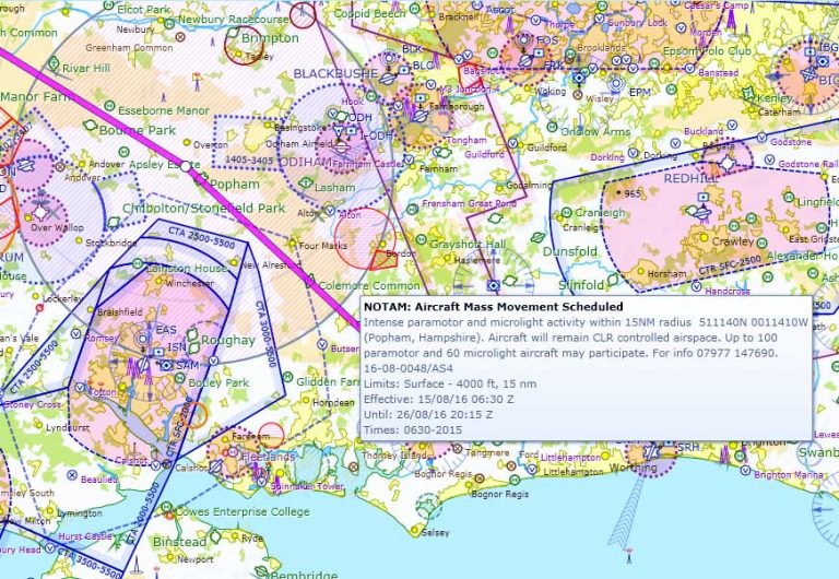 'Use a moving map to avoid infringing' - CAA : : FLYER