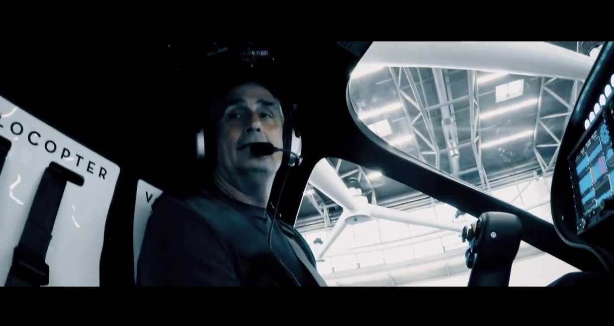 Volocopter flies first passenger - boss of Intel : : FLYER