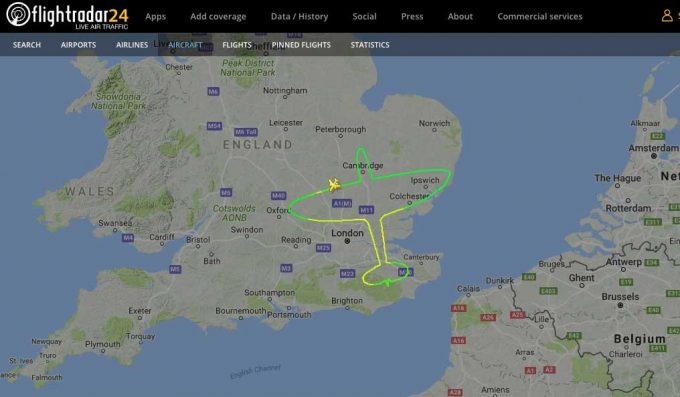 Pilot creates Spitfire over England to commemorate RAF 100 : : FLYER