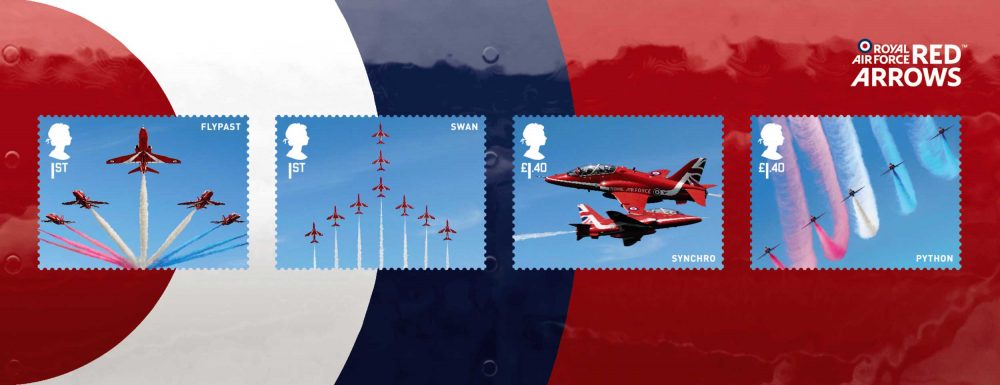 RAF 100 celebrated in stamps and coins : : FLYER