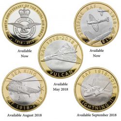 RAF 100 celebrated in stamps and coins : : FLYER