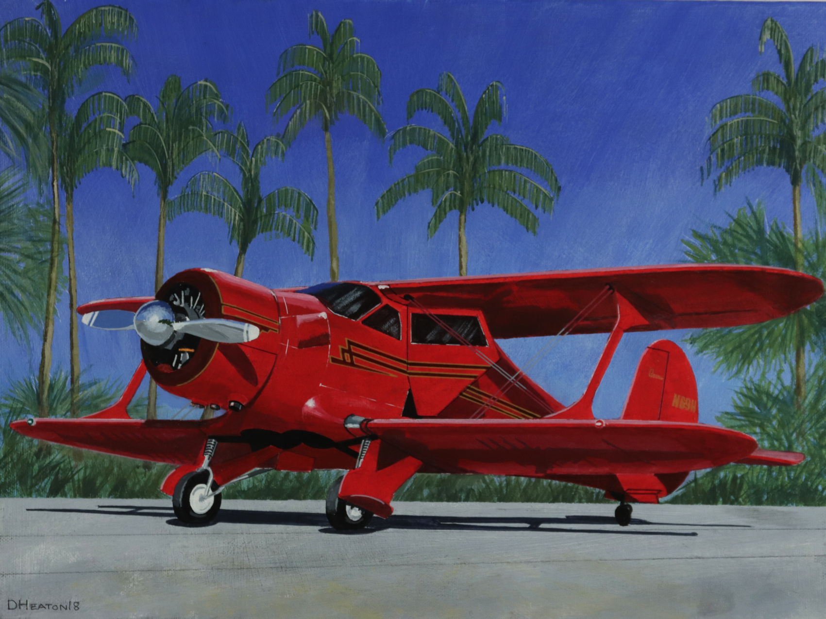 Guild of Aviation Artists - Aviation Paintings of the Year 2018 : : FLYER