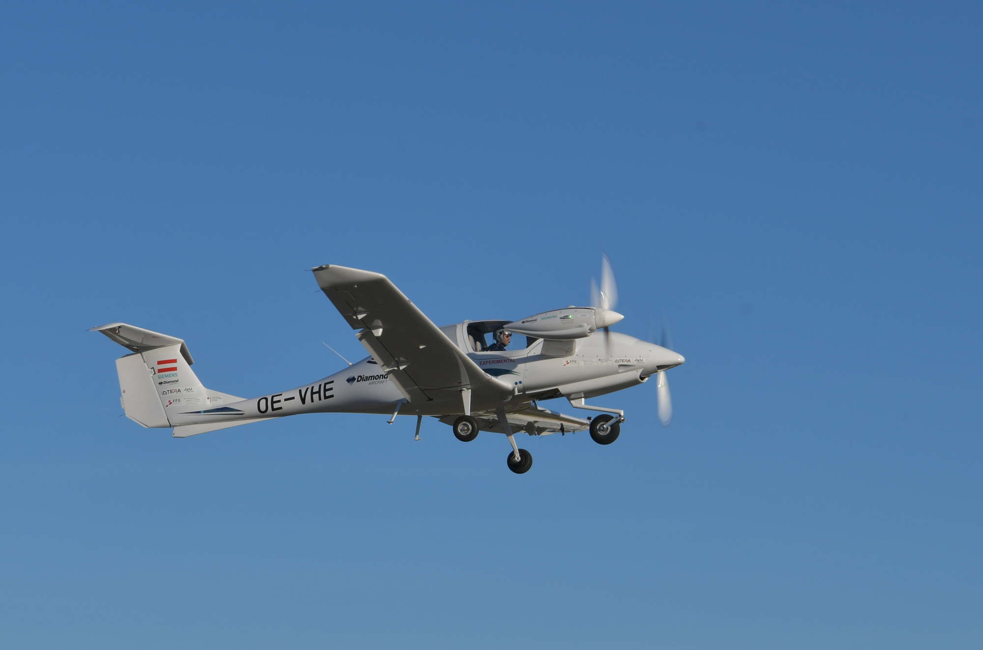 First flight for Diamond's multi-engine hybrid : : FLYER