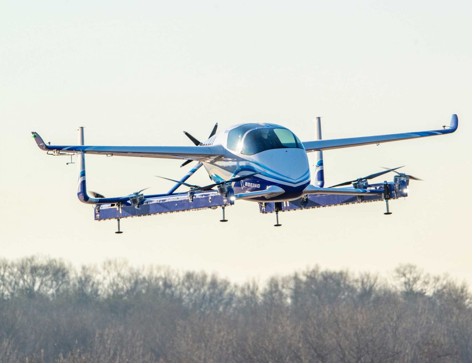 First flight for Boeing's electric VTOL : : FLYER