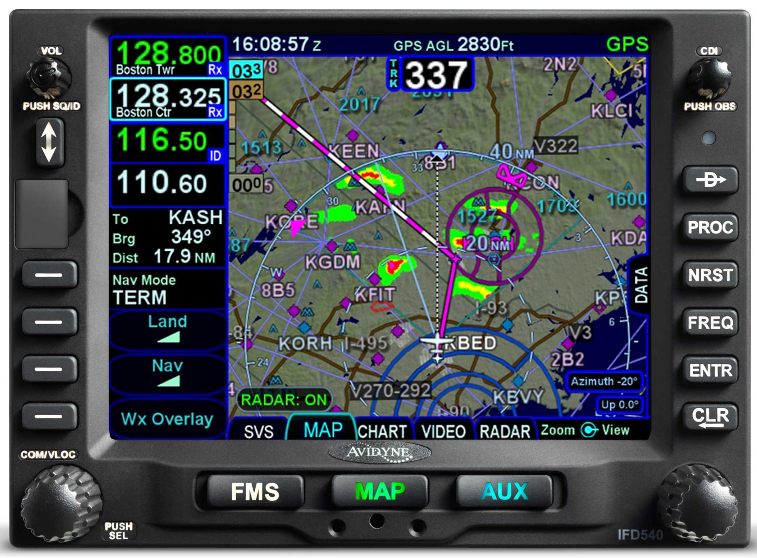 Avidyne IFD440/540 avionics : FLYER : FLYER