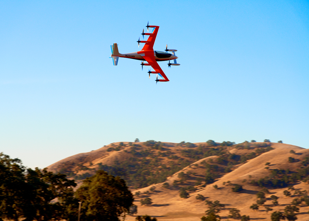 Kitty Hawk demos 'quiet' VTOL single-seater : : FLYER