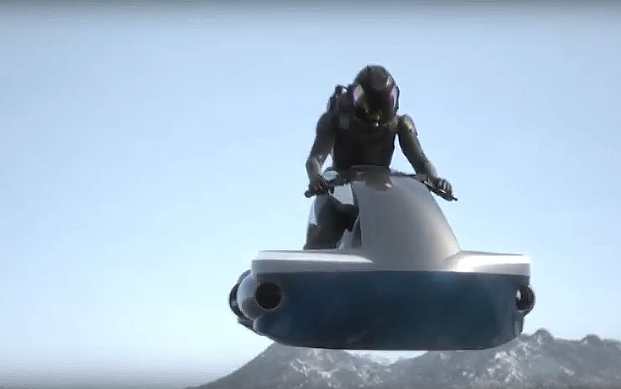 Hybrid flying motorcycle debuts at Tokyo Motor Show : : FLYER