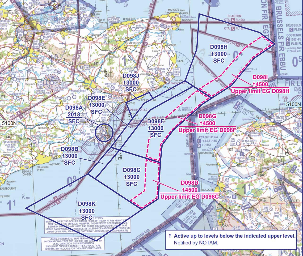 Understand and dealing with UK danger areas : : FLYER