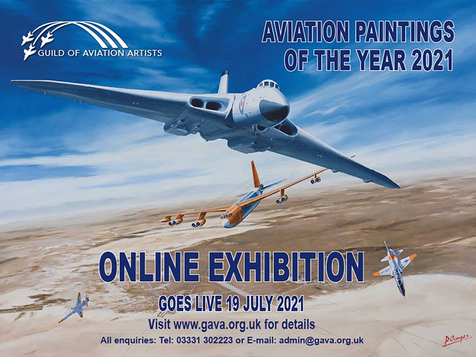 Aviation paintings exhibition goes online : : FLYER