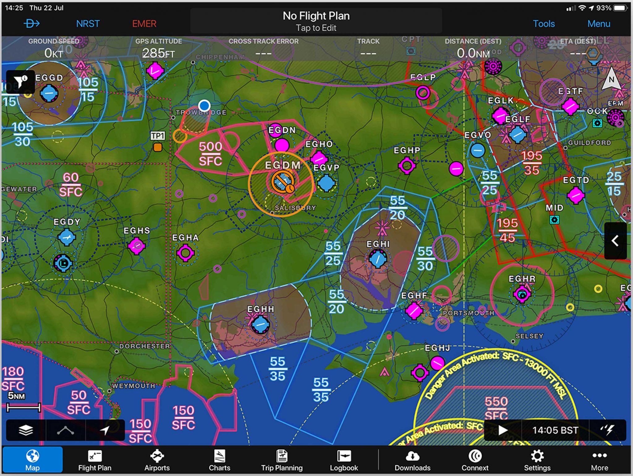 Latest Garmin Pilot uses Europe-friendly charts : : FLYER
