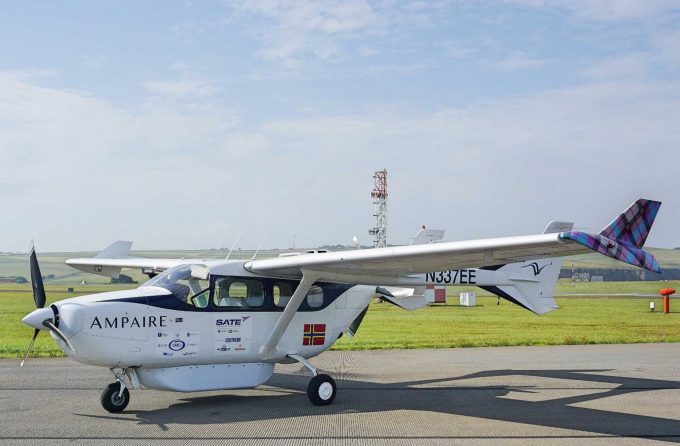 Ampaire flies hybrid electric aircraft in UK : : FLYER