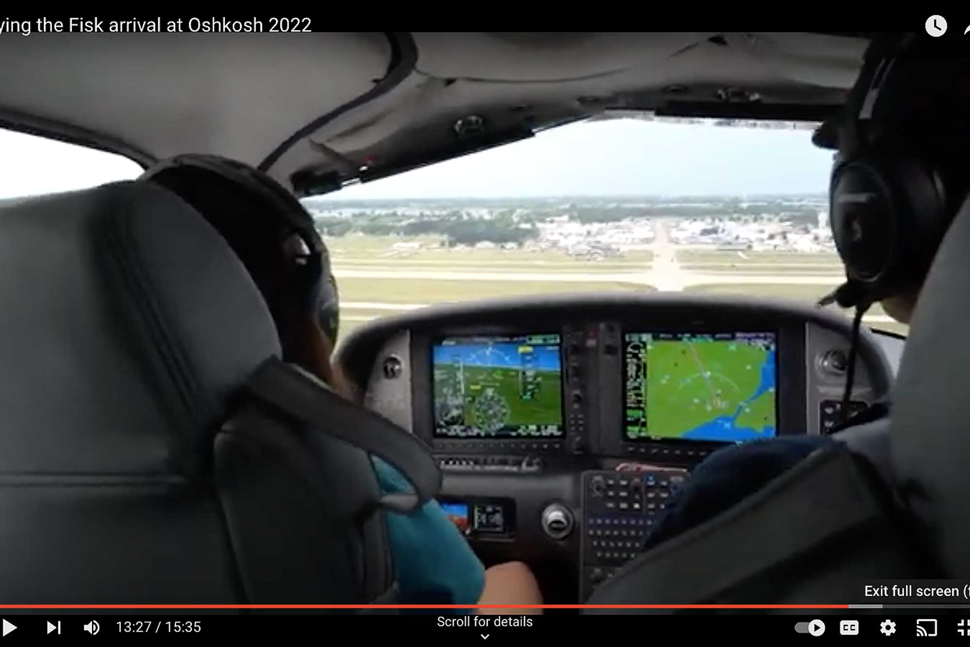 Flying the Fisk Arrival at Oshkosh '22 : : FLYER