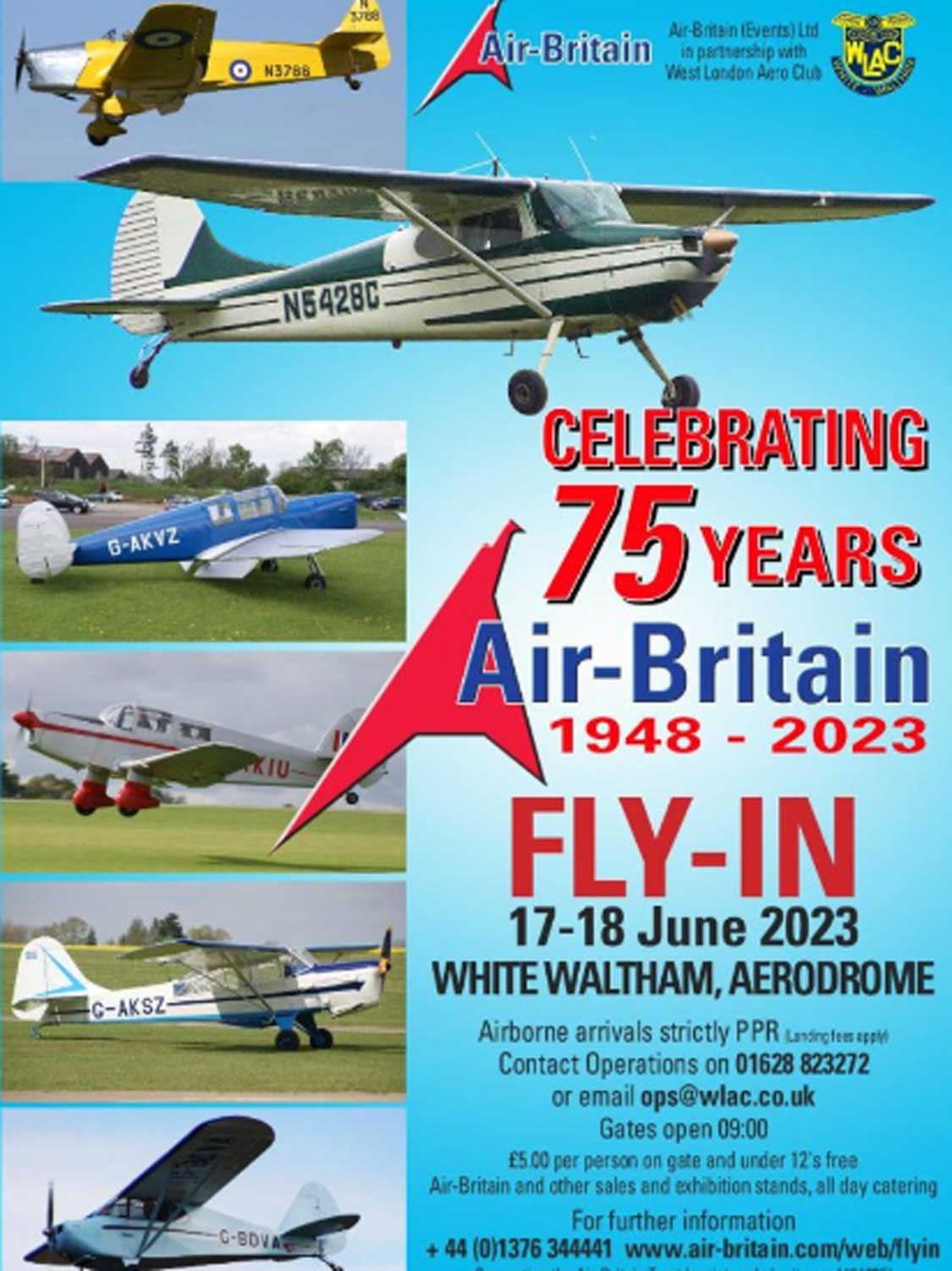 Air-Britain 75th Anniversary Fly-In, White Waltham : : FLYER