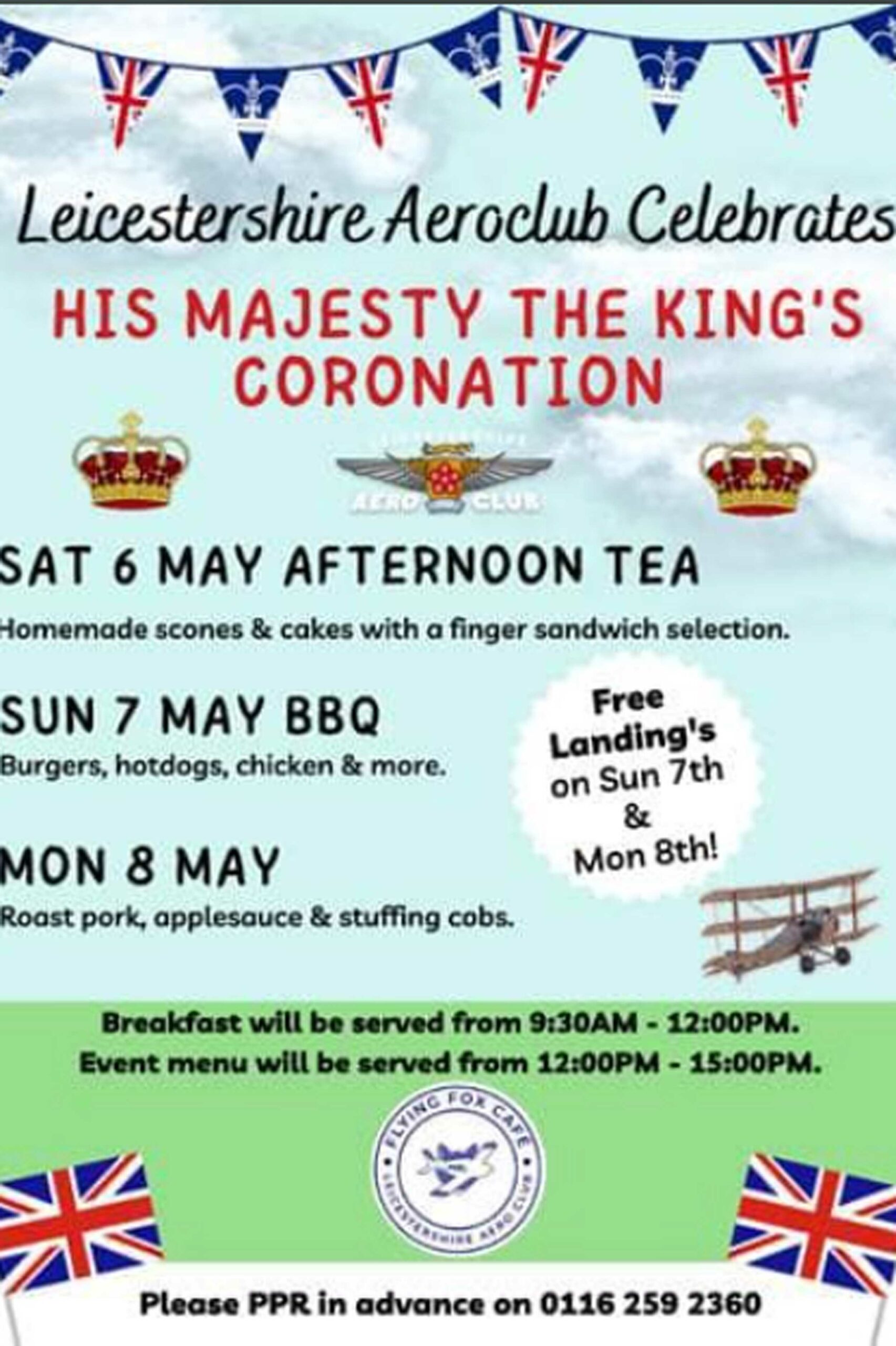 Coronation Celebration, Leicestershire Aeroclub : : FLYER