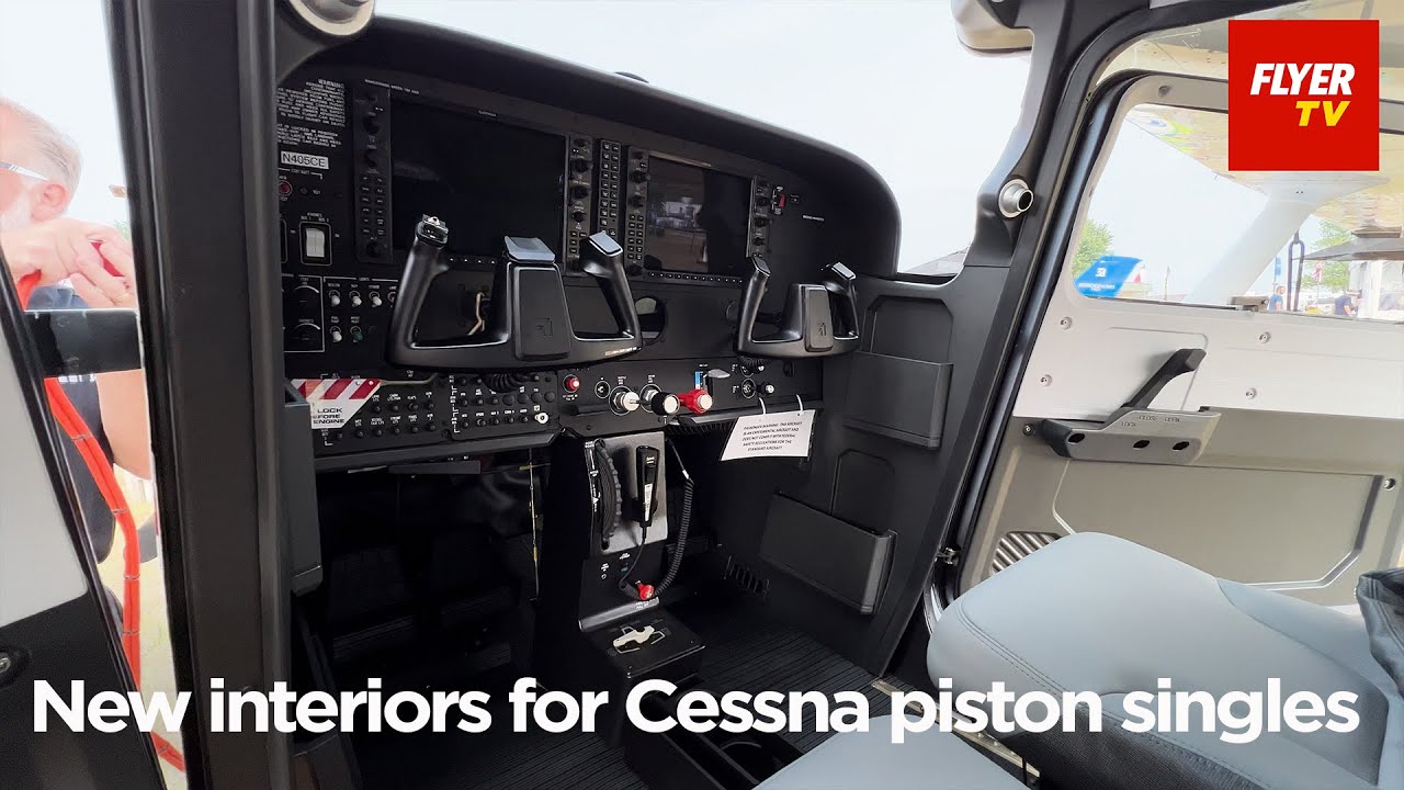 New interior for Cessna piston singles : : FLYER