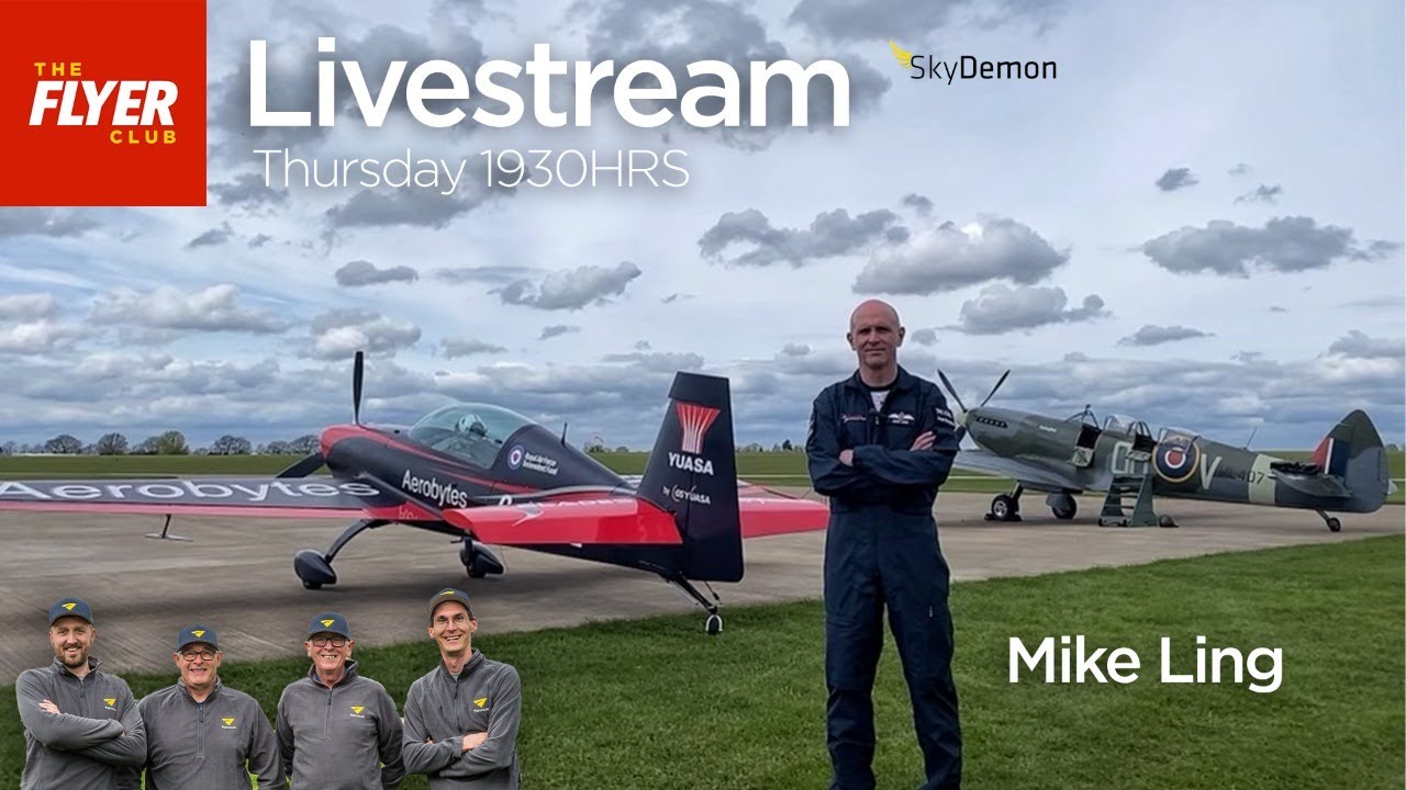 Mike Ling, former Red Arrows and Blades pilot, on the FLYER Livestream : : FLYER