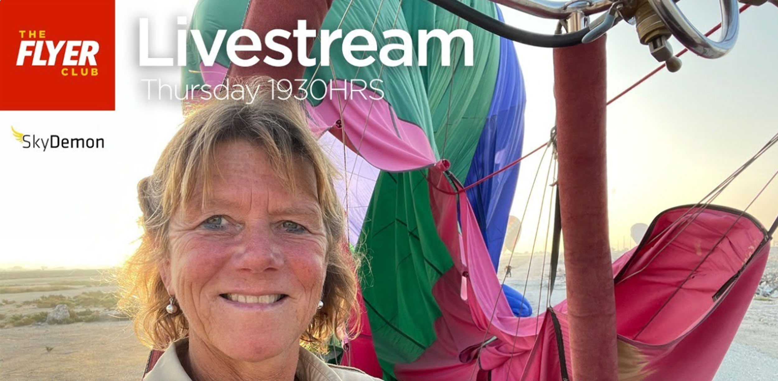 Allie Dunnington, record-breaking balloonist, on Livestream : : FLYER