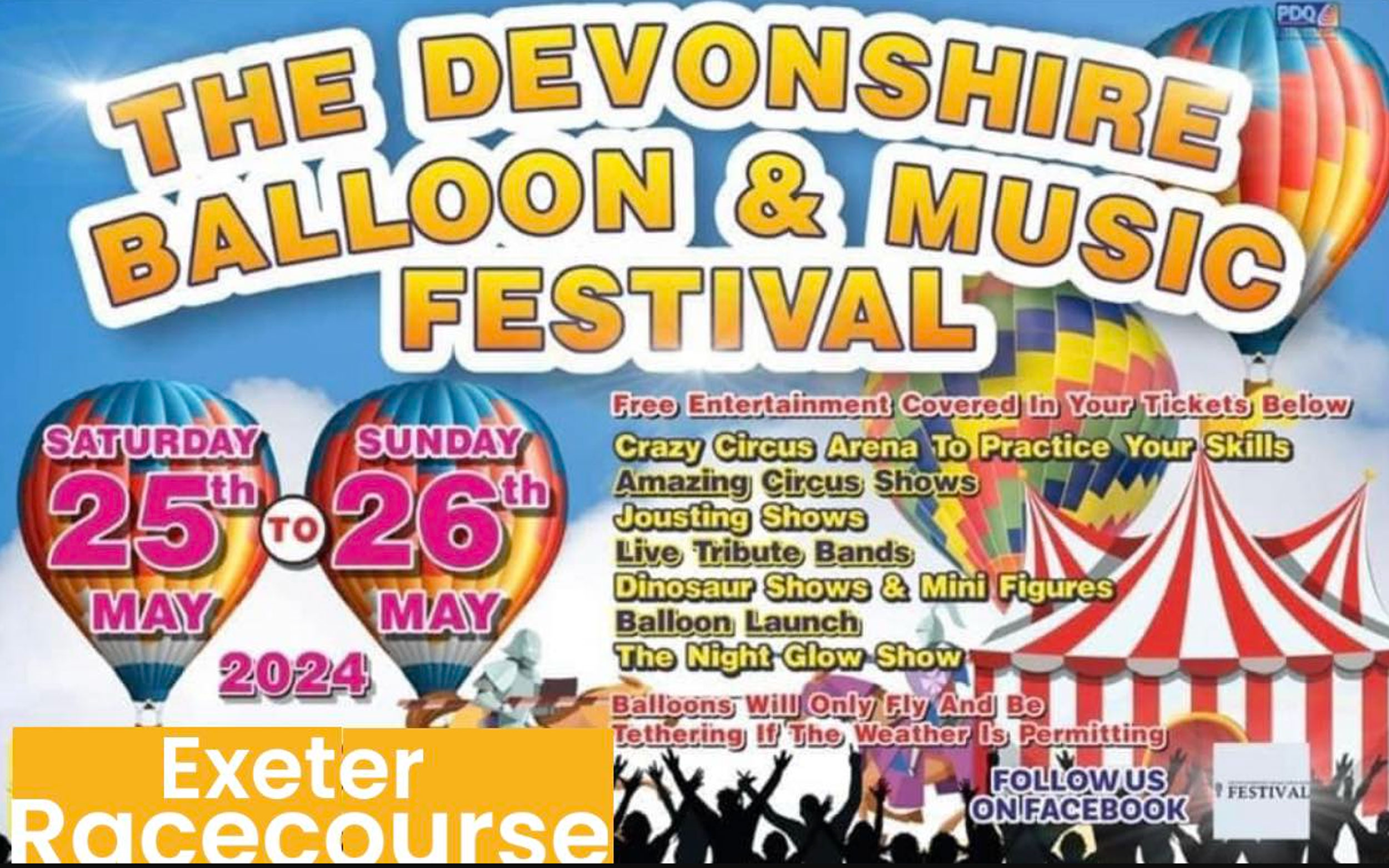 Devon Balloon Festival, Newton Abbot : : FLYER