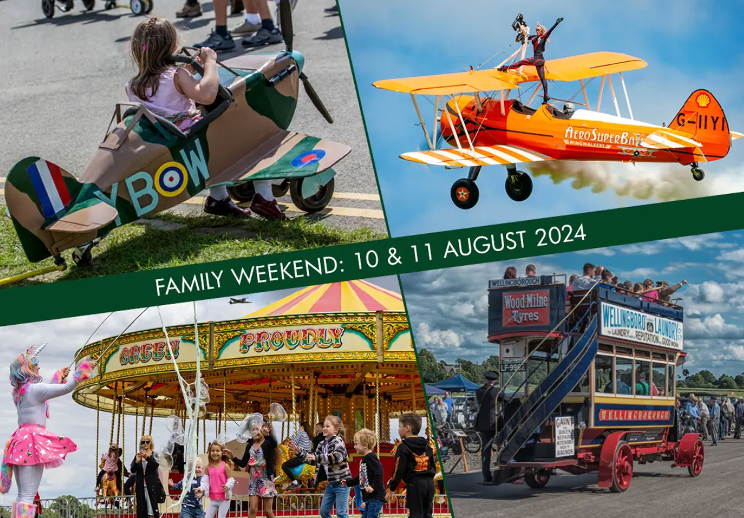 Family Weekend & Airshow, Shuttleworth : : FLYER