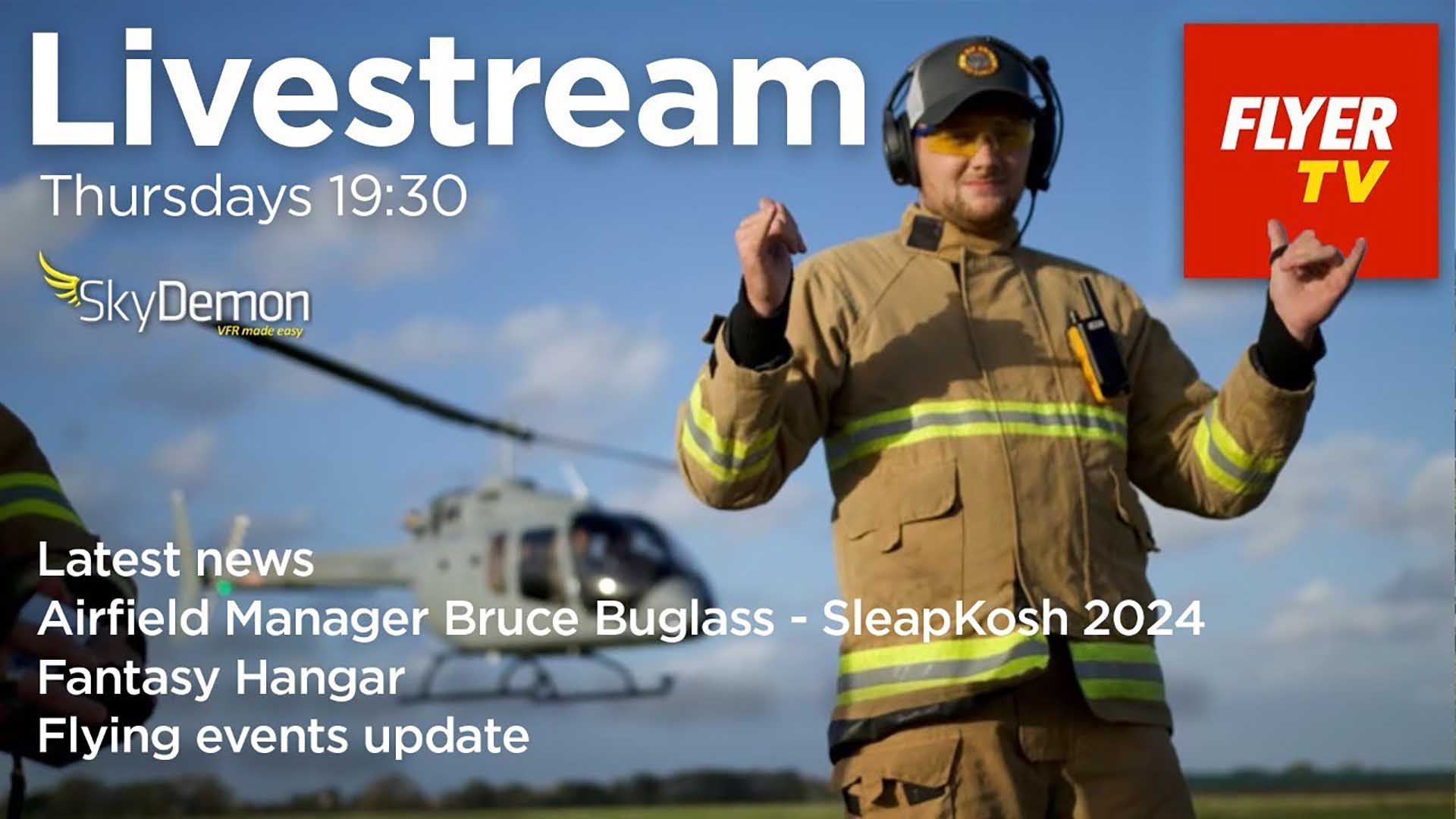 SleapKosh! Bruce Buglass on the FLYER Livestream : : FLYER