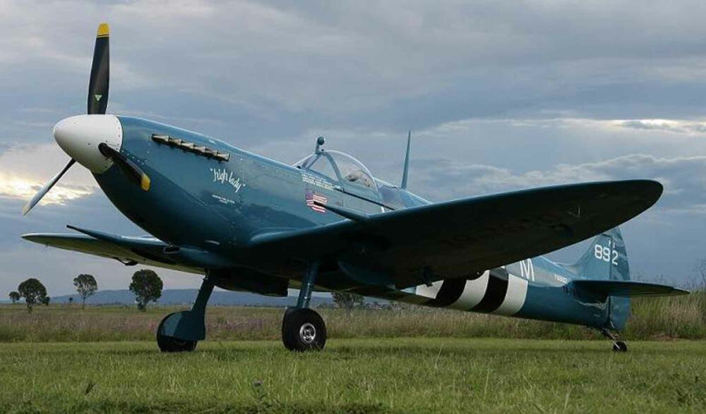 Misaligned fin found on Spitfire replica but crash cause unclear : : FLYER