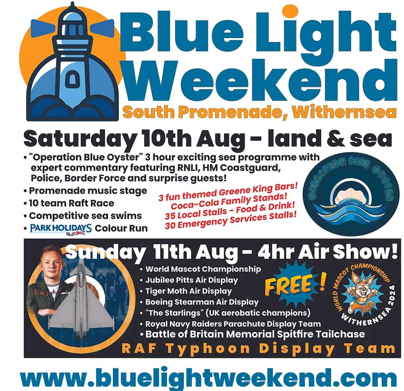 Blue Light Weekend, Withernsea : : FLYER