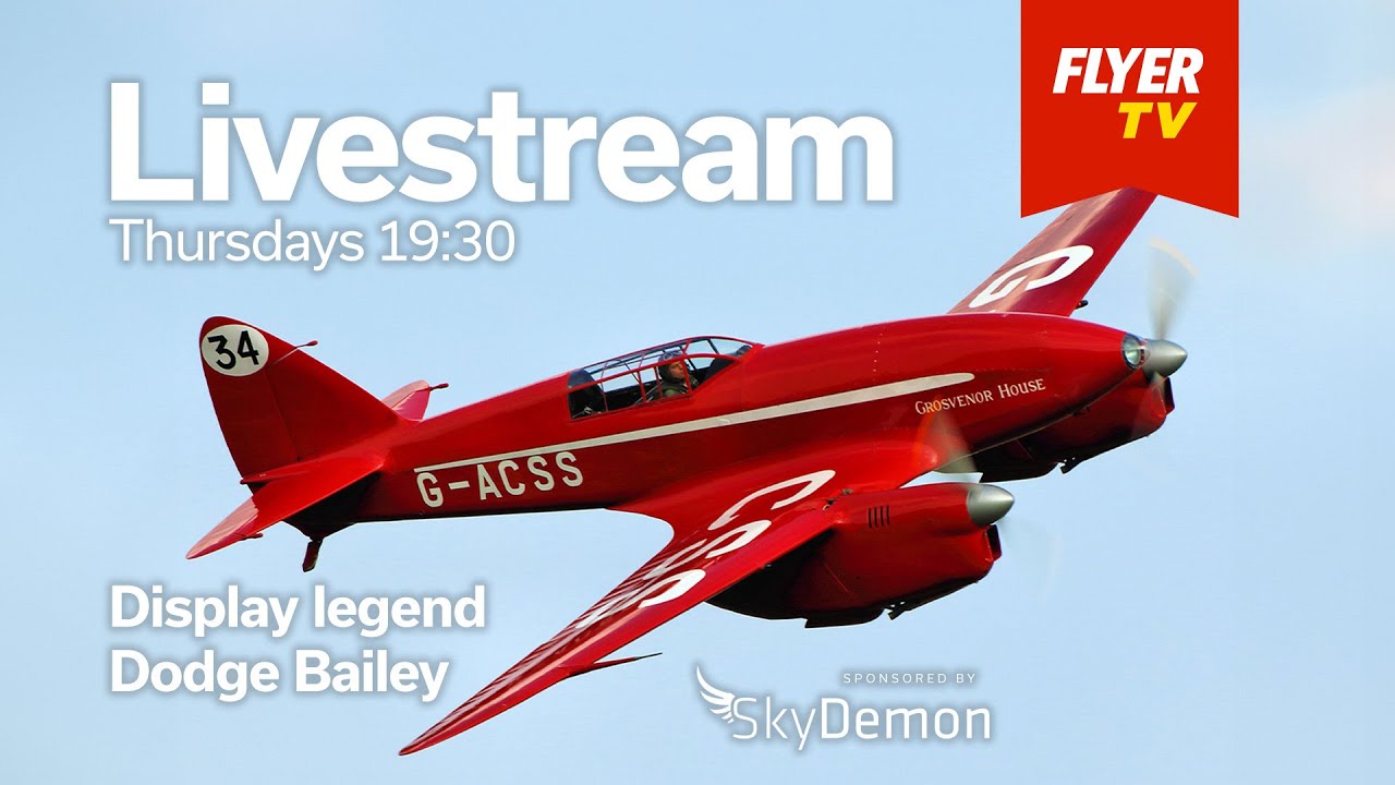 Shuttleworth's Dodge Bailey on Livestream : : FLYER