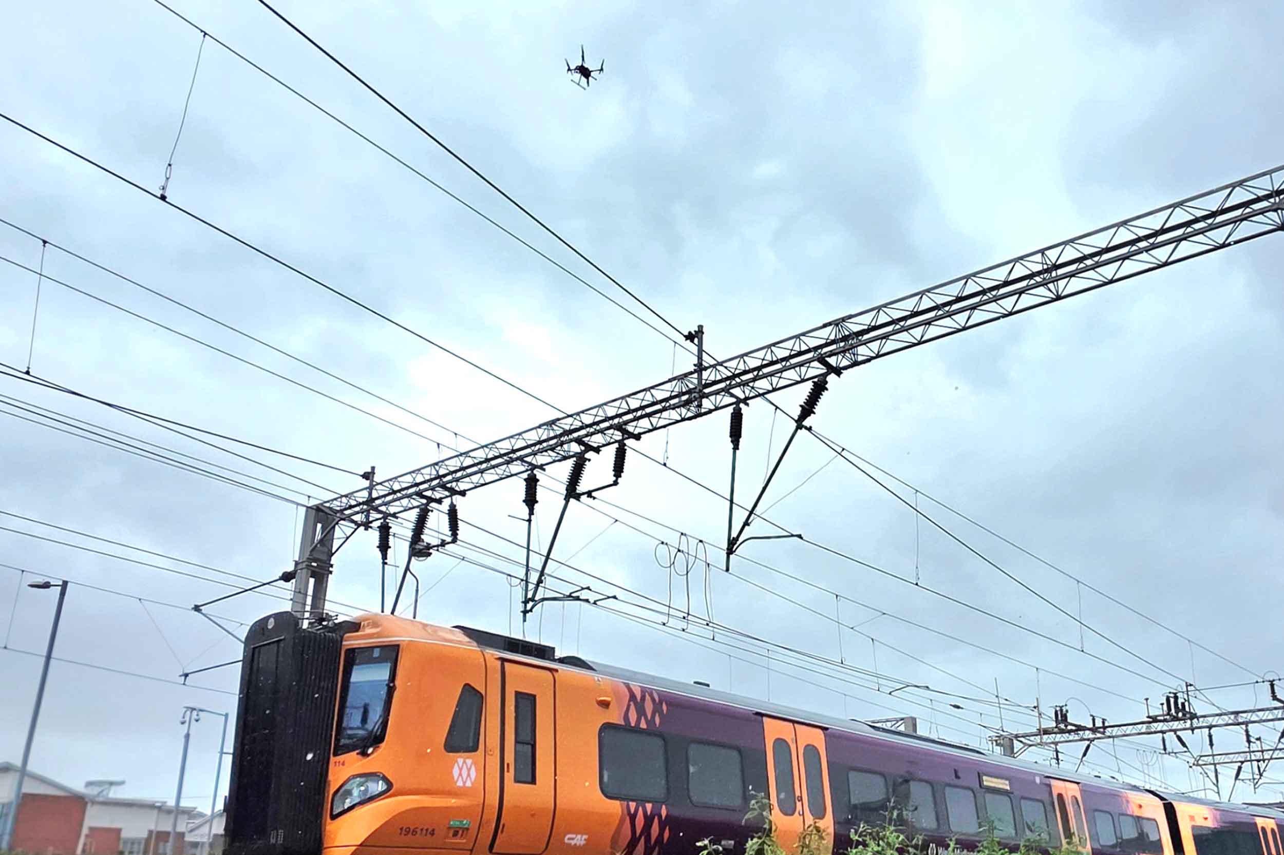 Drones to fly long-range operations over UK railways : : FLYER