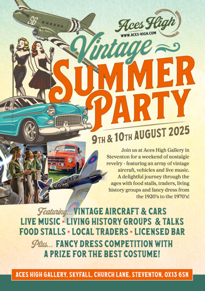 Vintage Summer Party, Aces High, Steventon : : FLYER