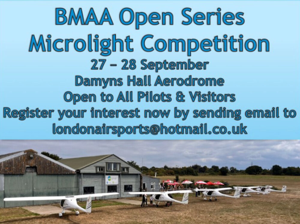 BMAA Open Series Microlight Competition, Damyns Hall Aerodrome : : FLYER