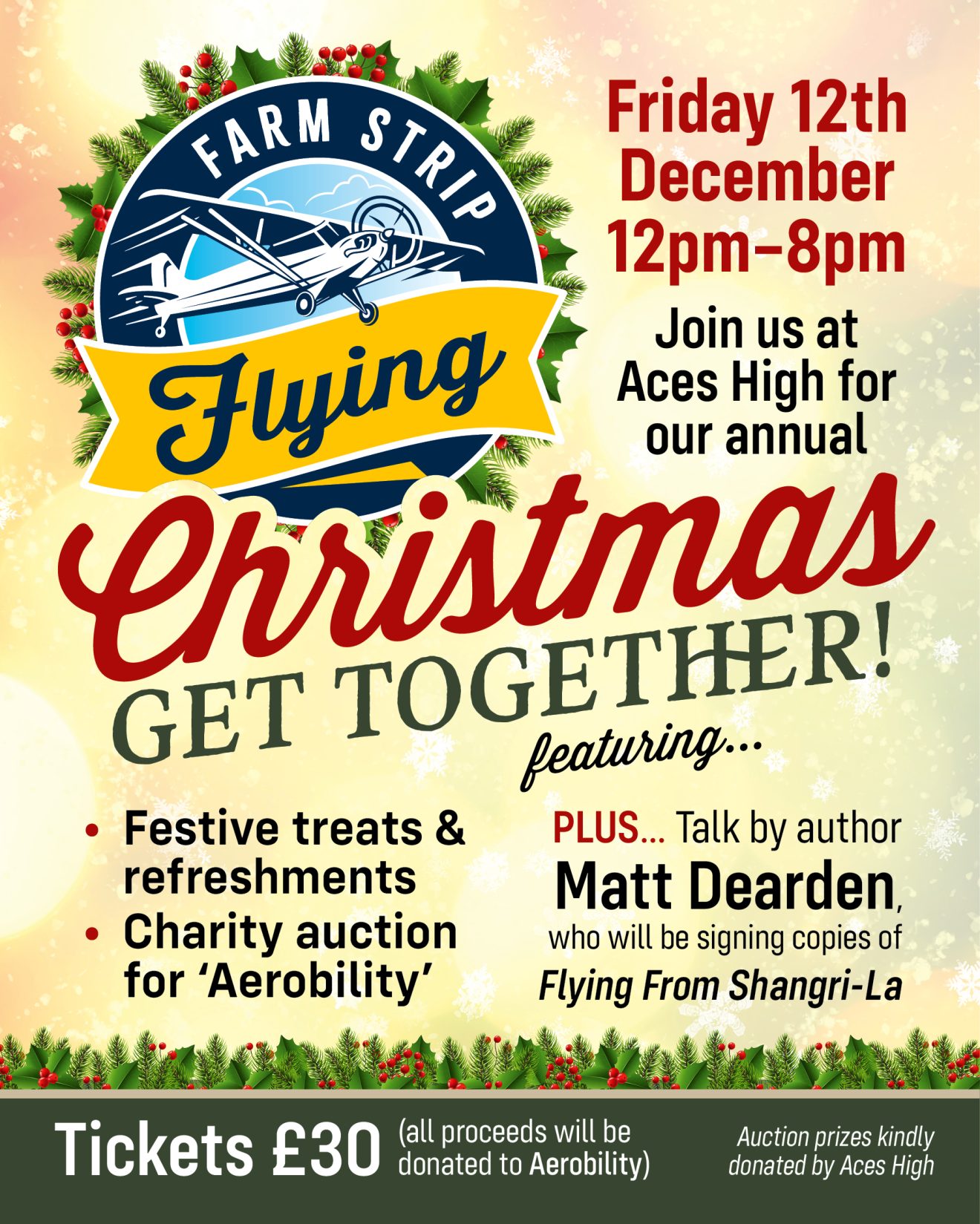 Farm Strip Flying Christmas Get Together, Steventon : : FLYER