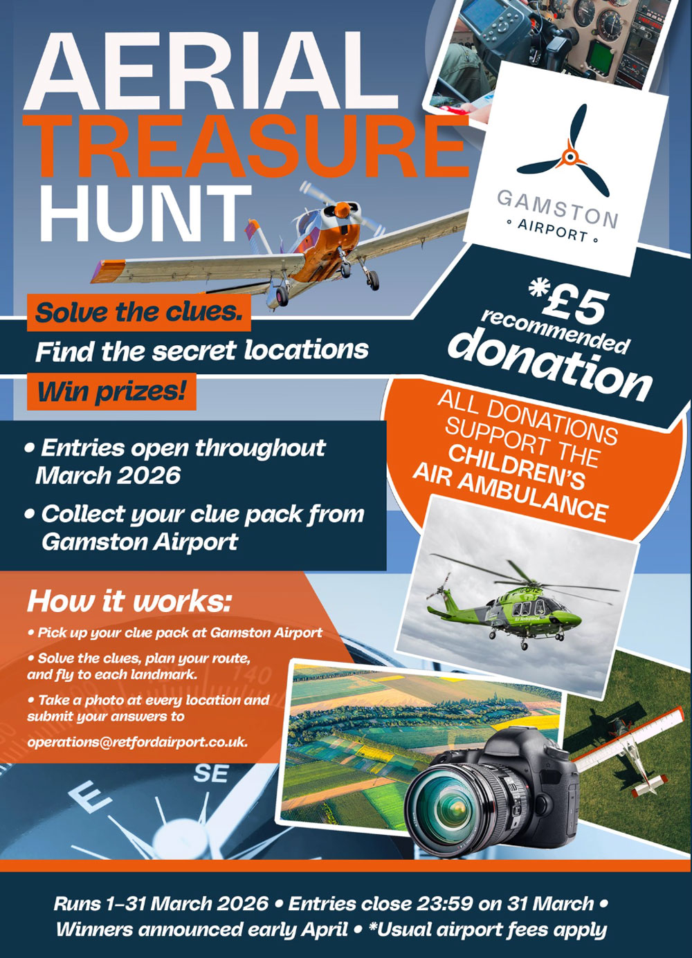 Aerial Treasure Hunt, Retford Gamston Airport : : FLYER