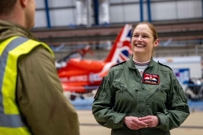 Red Arrows' first female boss to lead elite display team : : FLYER