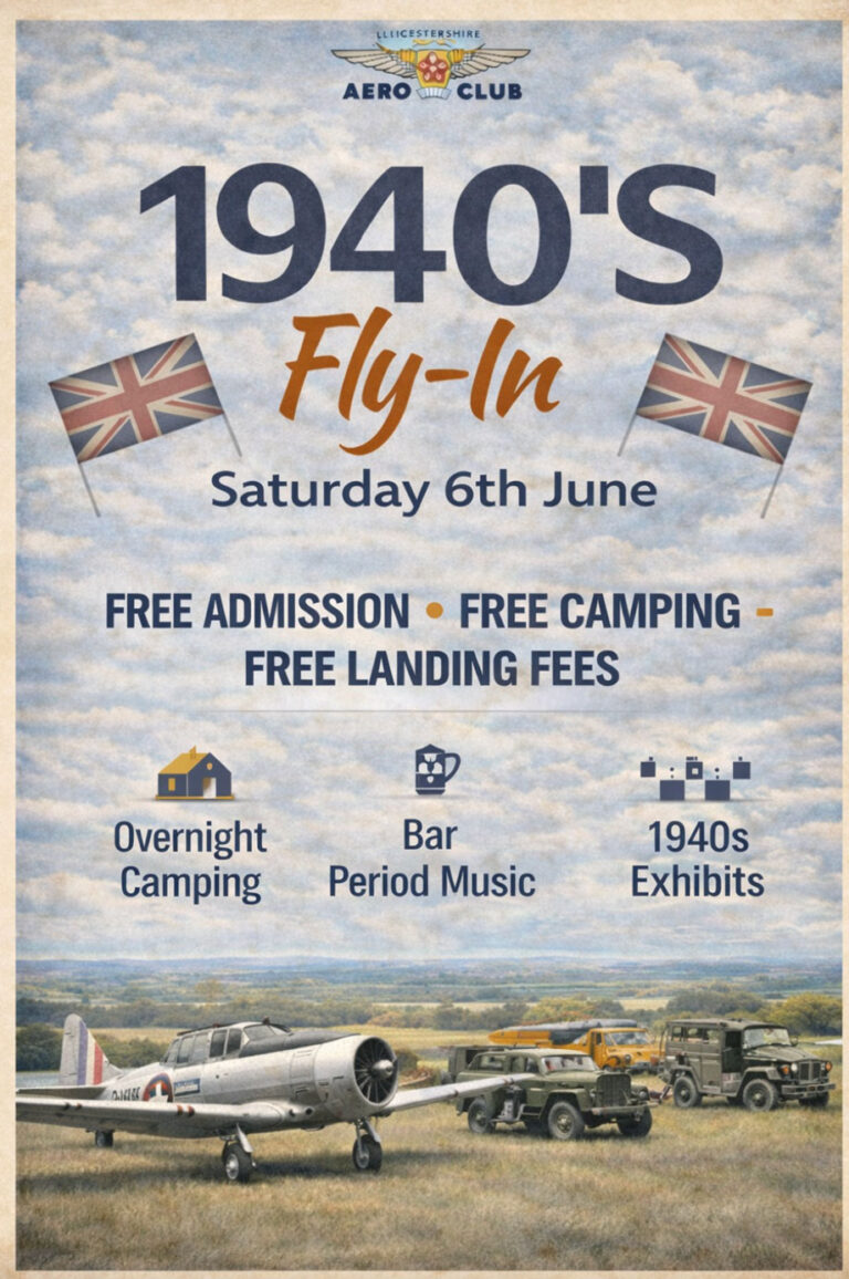 1940s Fly-in, Leicestershire Aero Club : : FLYER
